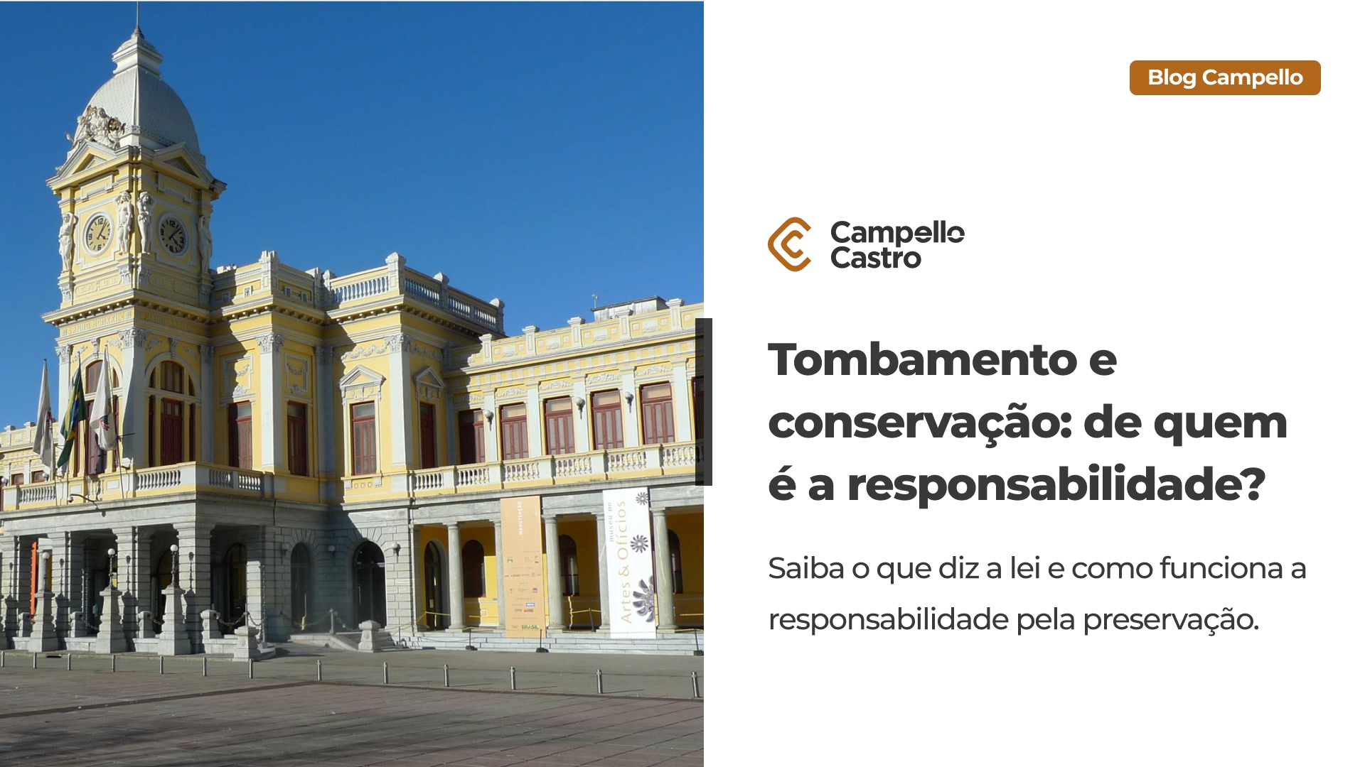 Tombamento - Obrigação da conservação